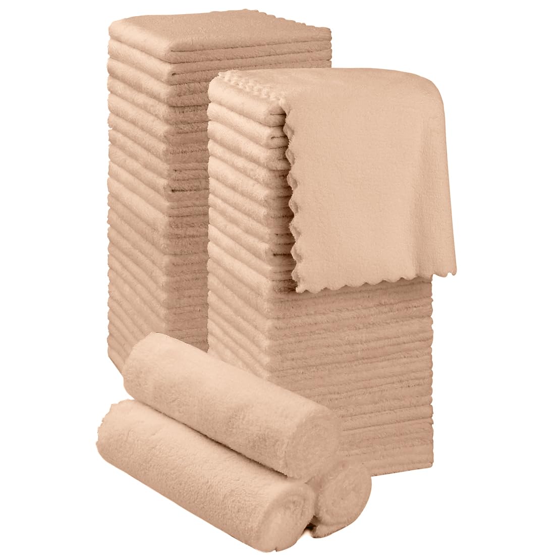 Orighty Ultra Soft Washcloths 48 Pack, Premium Microfiber Towel Sets 12 ...