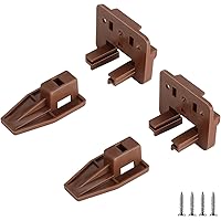 Homdiy 4 Pack Plastic Drawer Slides Track Guide and Glides-Drawer ...