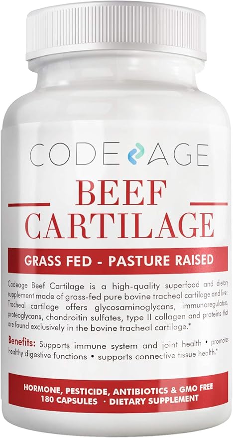 Amazon.com: Codeage Type II Tracheal Cartilage Collagen Supplement 1500 ...