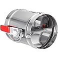 PATIKIL HVAC Duct Manual Volume Backdraft Damper, 6 Inch/150mm, Airflow ...
