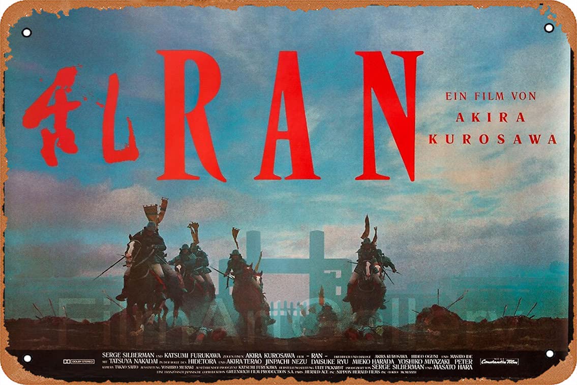 Mua NIUMOWANG Metal Sign - Ran Movie Poster Akira Kurosawa Tin Poster ...