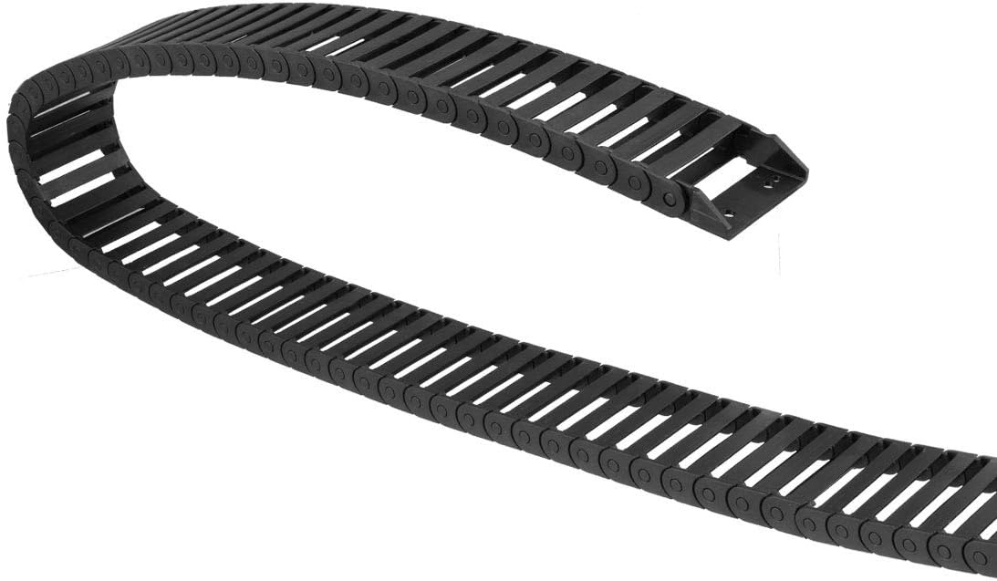 Amazon.com: uxcell Drag Chain Cable Carrier Closed Type with End ...