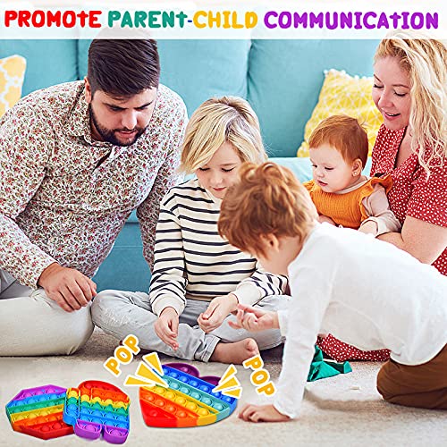 Pop Fidget Toys Push Bubble Fidget Sensory Toy Poppet Figetget Toy ...