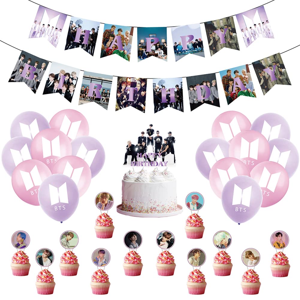Mua BT21 Birthday Party Accessories, 30 Pieces BT21 Party Decoration ...