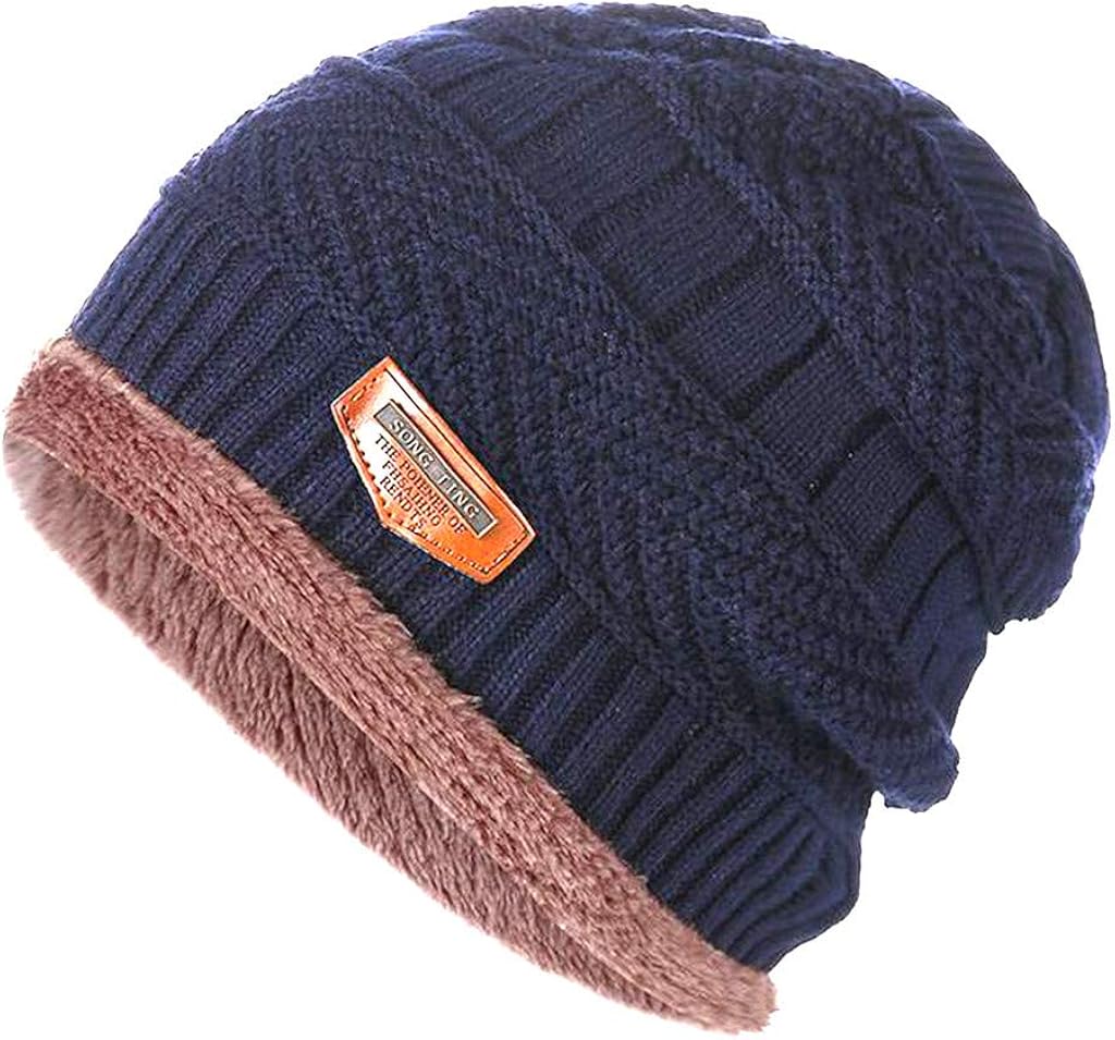 Mizily Bonnet chaud pour homme avec bande intérieure en polaire ...