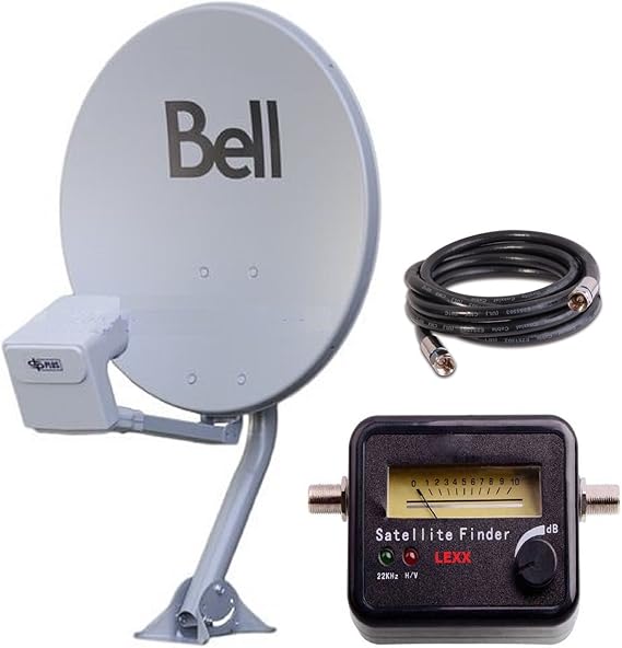 20 " BELL TV SATELLITE DISH 500 KIT- QUAD Output DPP LNB With Satellite ...