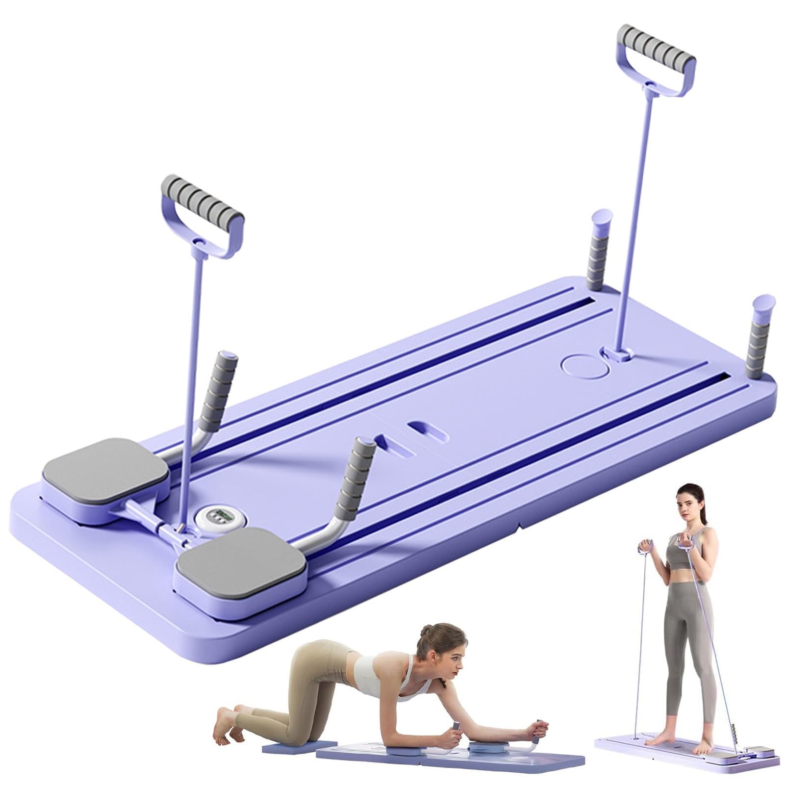 Zojio Pilates Board - 2024 Pilates Reformer Set, Multi-Purpose Foldable ...