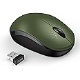 Amazon.com: seenda Wireless Mouse, 2.4G Noiseless Mouse with USB Receiver Portable Computer Mice ...