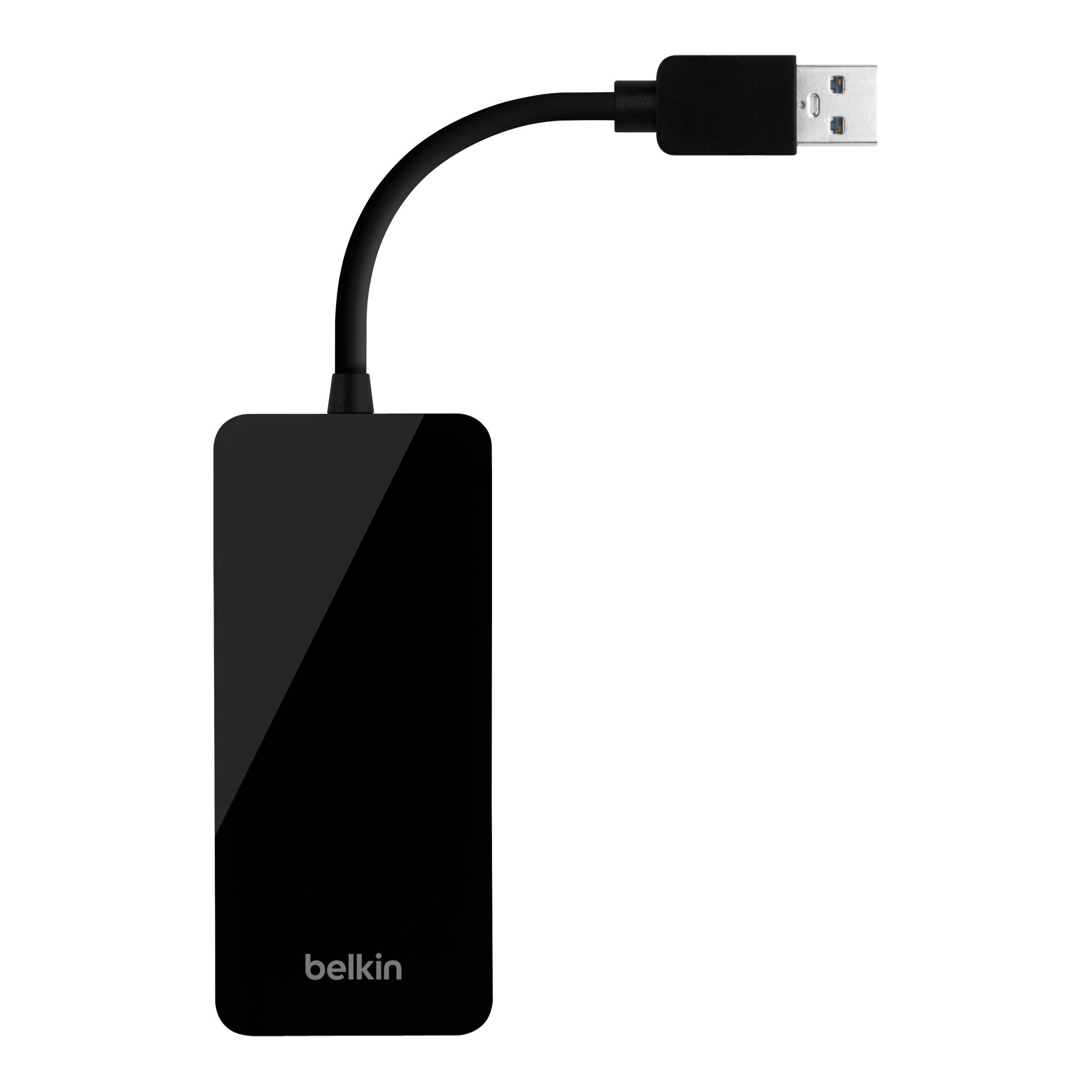 Belkin USB 3.0 3-Port Hub With Gigabit Ethernet Adapter - USB ...
