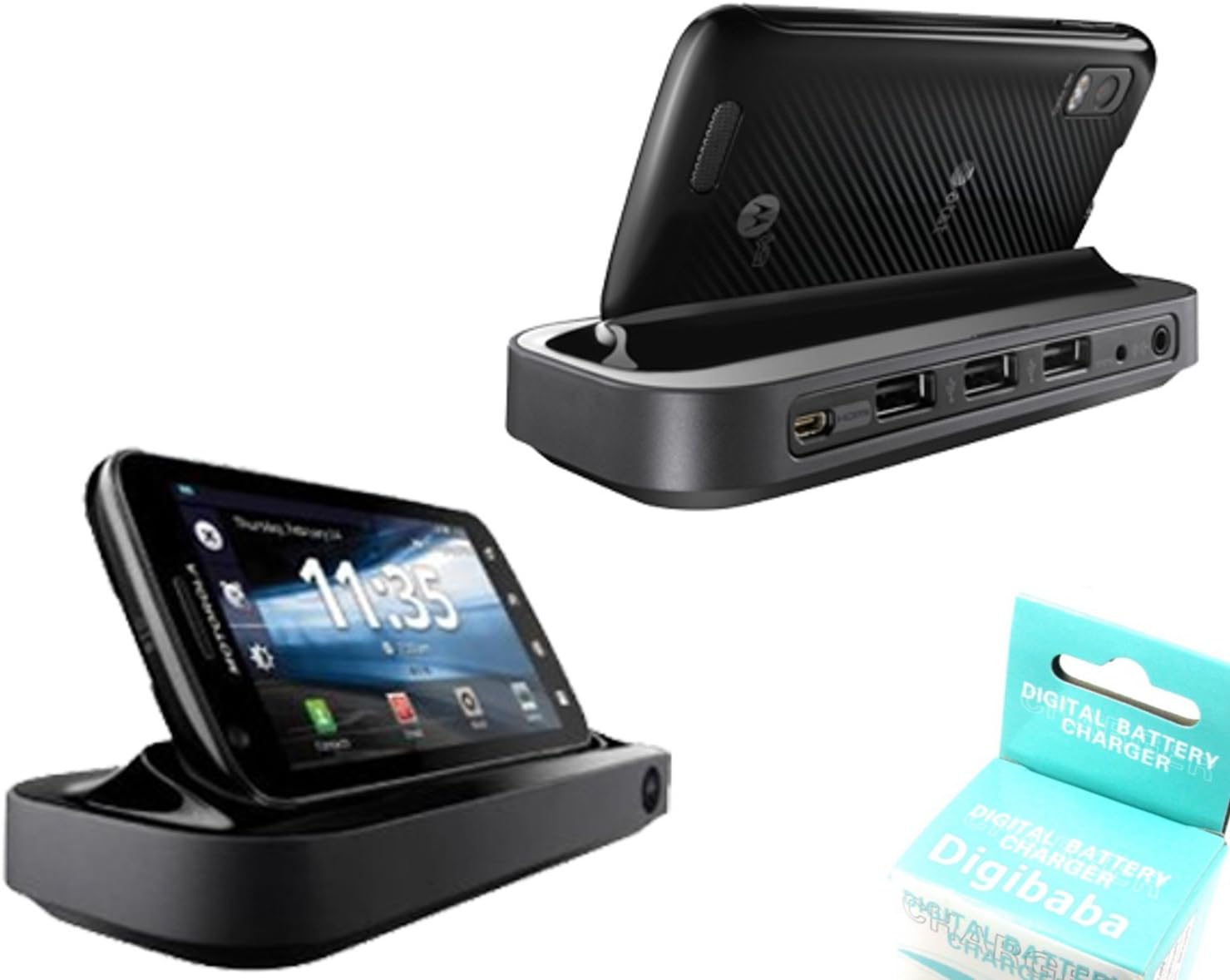 Original Motorola Atrix, Atrix 4G HD Multimedia Dock Station Desk Stand ...