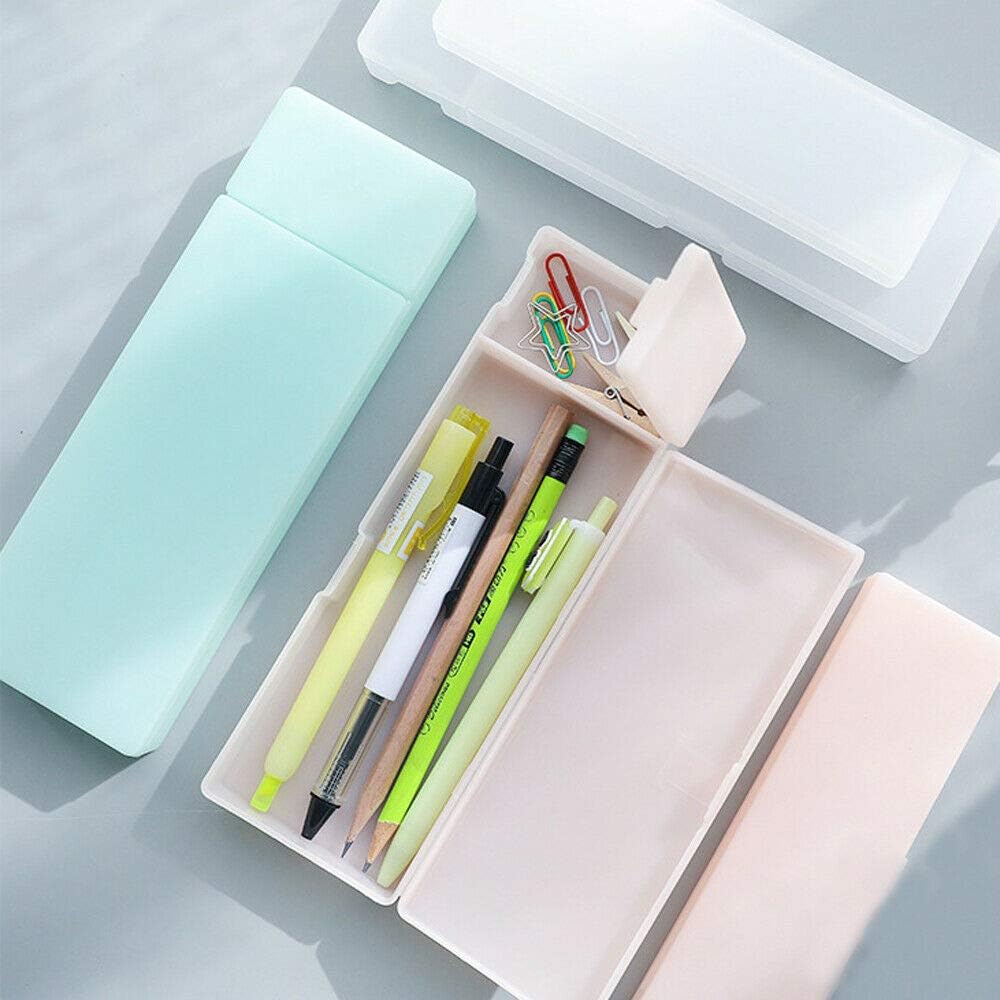 SUPERTOOL 1 Pack Plastic Pencil Case, Pen Pencil Box, Pen Holder Box ...