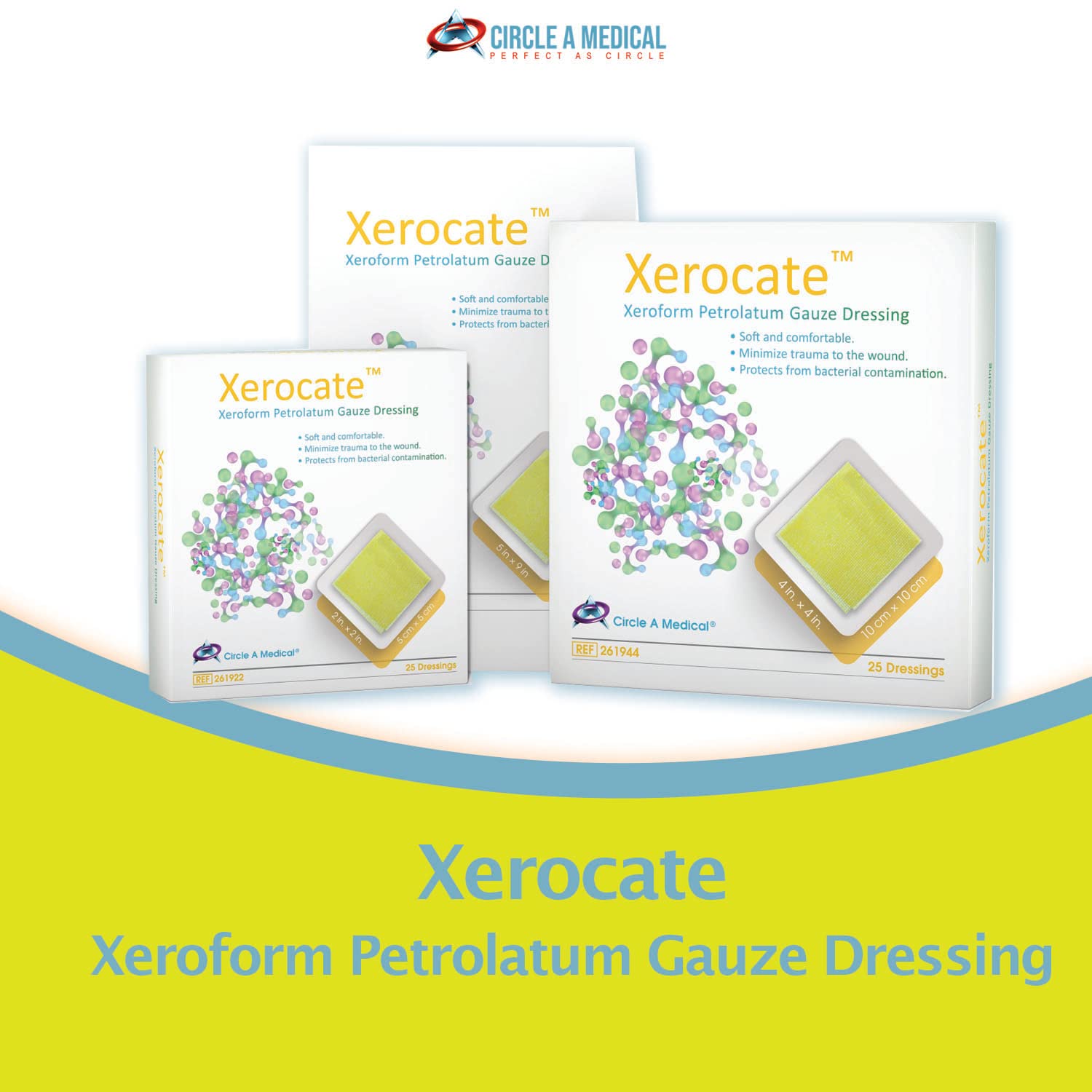 Mua Circle A Medical Xeroform Petrolatum Dressing 5X9 (50/Box)- Fine ...
