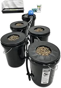 Amazon.com : Viagrow VRDWC-4 Recirculating Deep Water Culture (DWC) 4 ...