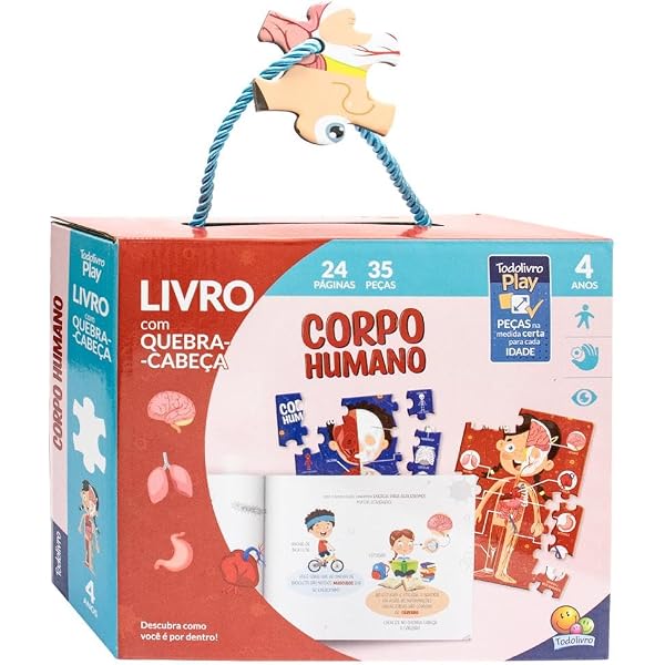 2 Brinquedos Educativos Jogos APrendendo as Formas e Partes do Corpo ...