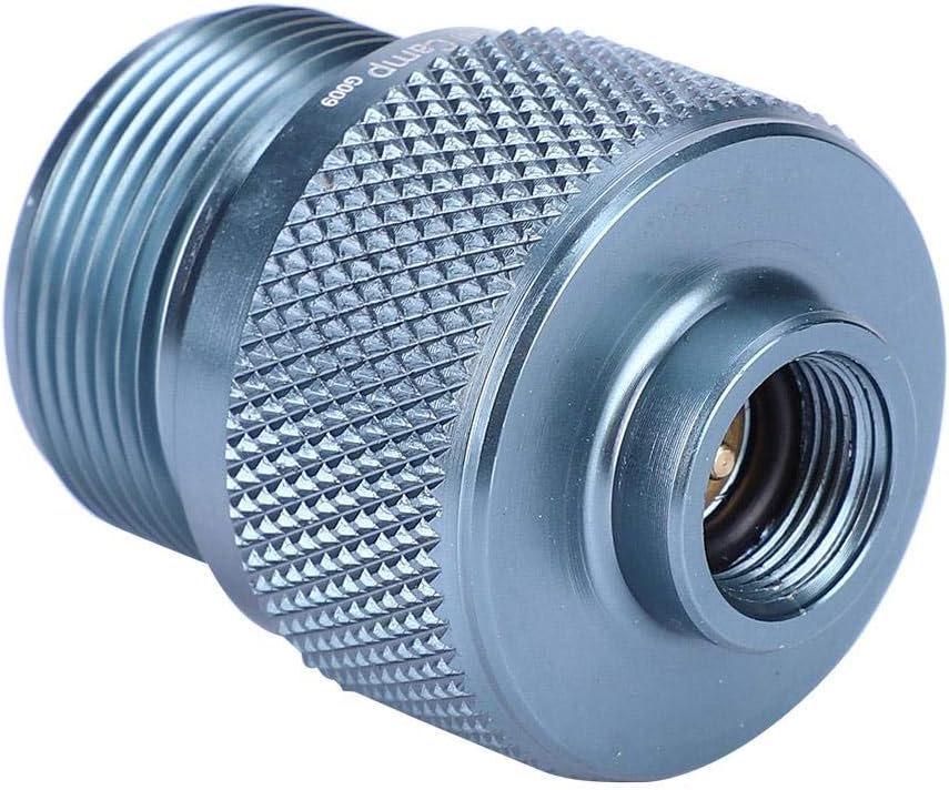 Dioche Gas Adaptor, Camping Gas Canister Adapter Convertor Valve Flat ...