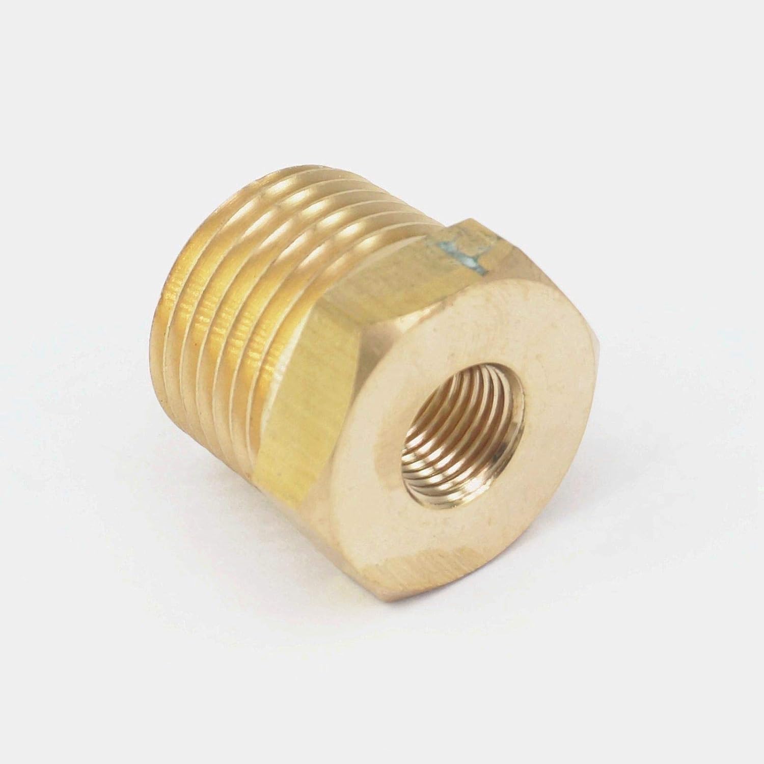 Sorekarain 1/2" BSPT Male x 1/8" NPT Female Reducing Bushing Brass Pipe ...