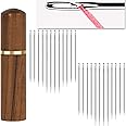 Amazon.com: YAWALL Sewing Needles, 24 Pieces Self Threading Needles for ...
