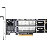 Amazon.com: GLOTRENDS Quad M.2 PCIe NVMe Adapter Without PCIe Splitter ...