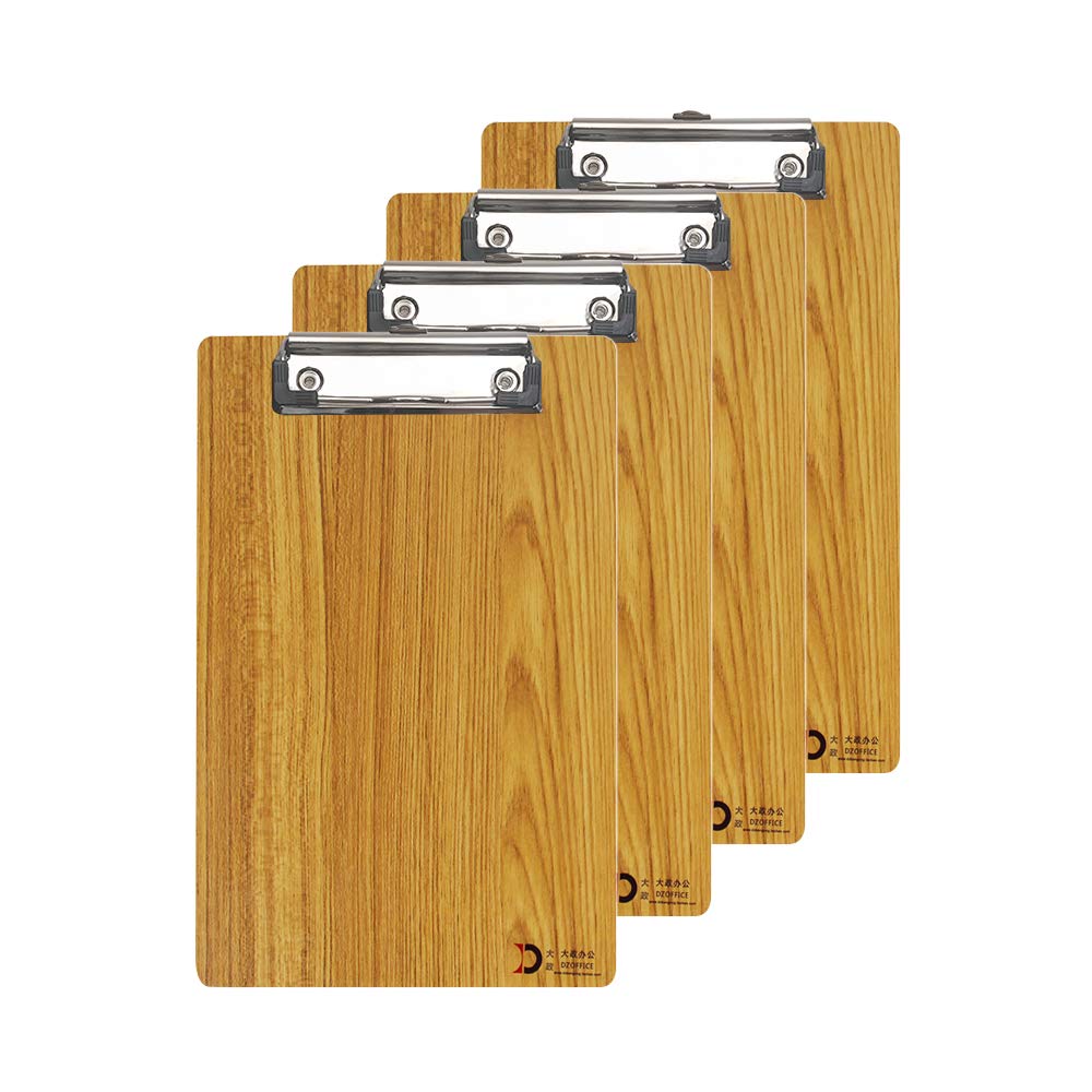 4 Pcs Heavy Duty Clip Smooth Drawing Writing Board A5 Clipboards with ...