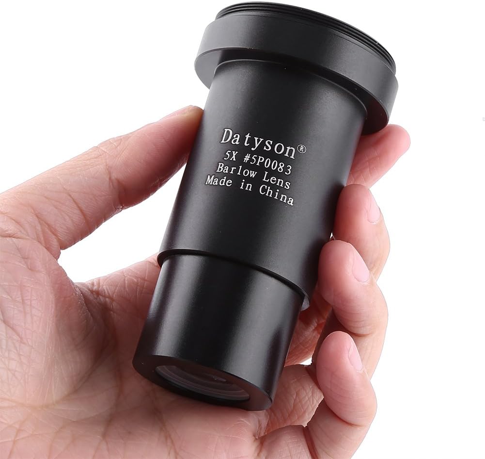 5X Magnification Barlow Telescope Lens for Standard 1.25″ Astronomy ...