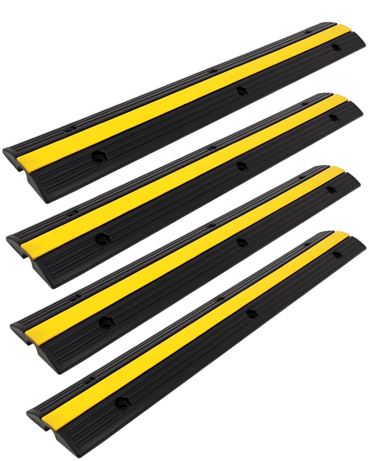 Mua XCFDP 4 Pack of 1 Channel Rubber Cable Protector Ramps Heavy Duty ...