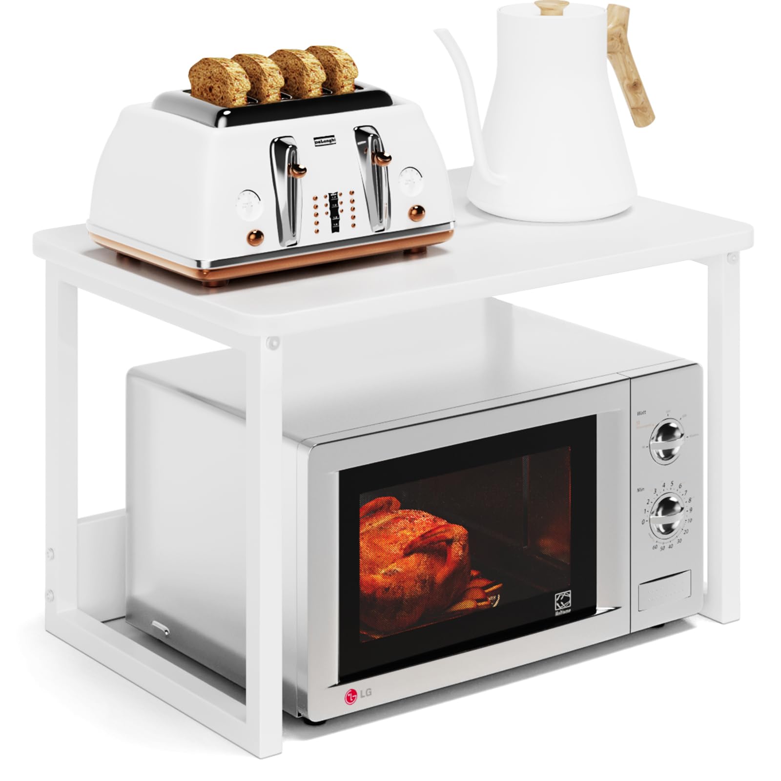 MARTY Kitchen Countertop Organizer Cabinet Shelf, 17.3x12.6 Large Spice ...