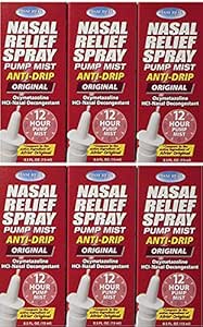 Amazon.com: Assured Nasal Relief Spray, 12 Hour Pump Mist Oxymetazoline ...