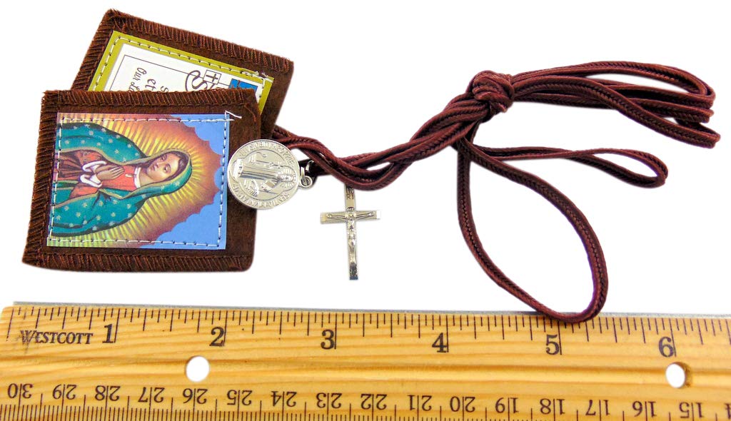 Mua Westmon Works Traditional Brown Scapular Our Lady of Guadalupe with ...