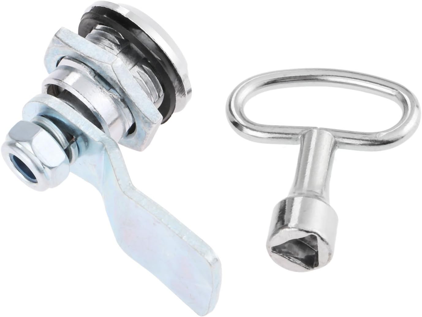 Cabinet Door Lock Triangle Electric Box Lock Threaded Cabinet Security ...