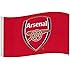 Amazon.com : Arsenal FC - Official Crest 5' x 3' Flag : Sports & Outdoors
