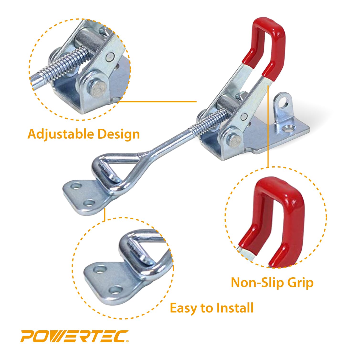 Mua POWERTEC 4PK Toggle Clamp, 400 lbs Holding Capacity, 4002 ...