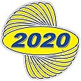 Amazon.com - Versa Tags 2020 Oval Model Year Car Dealer Window Stickers ...