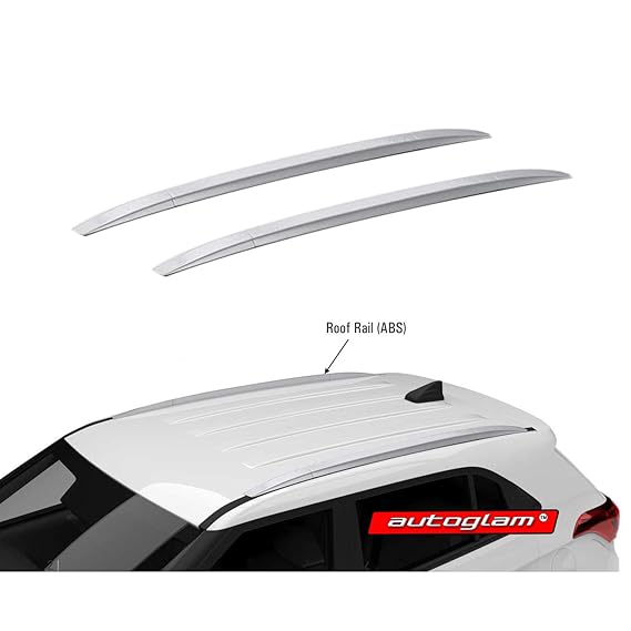 Autoglam Premium Qaulity ABS Roof Rails for Hyundai Creta 2018+ Models ...