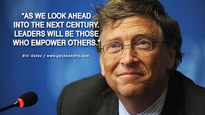 Amazon.com: Bill Gates Poster 12" x 18" Multicolour: Posters & Prints