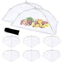 Amazon.com: ZMCINER 8 Pack Food Tents Food Covers for Outside Mesh Screen Include 2 Extra Large ...