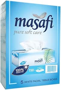Masafi Tissue White 150 X 2 ply (5 Units): Buy Online at Best Price in ...