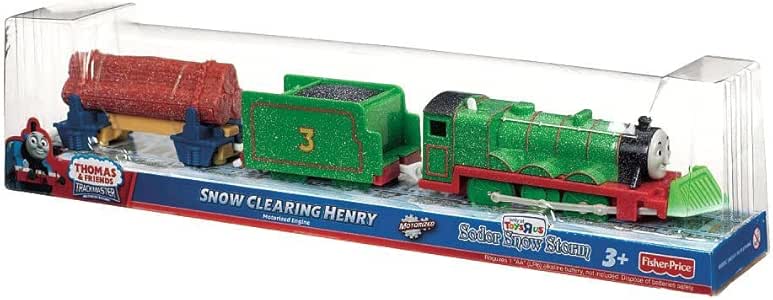 Amazon.com: Thomas & Friends Trackmaster Snow Clearing Henry: Toys & Games