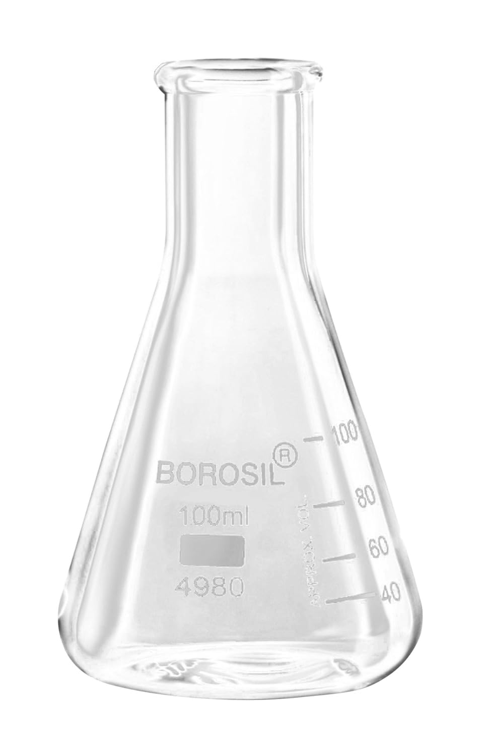 Borosil 4980016 Flask, 100 ml: Amazon.in: Industrial & Scientific