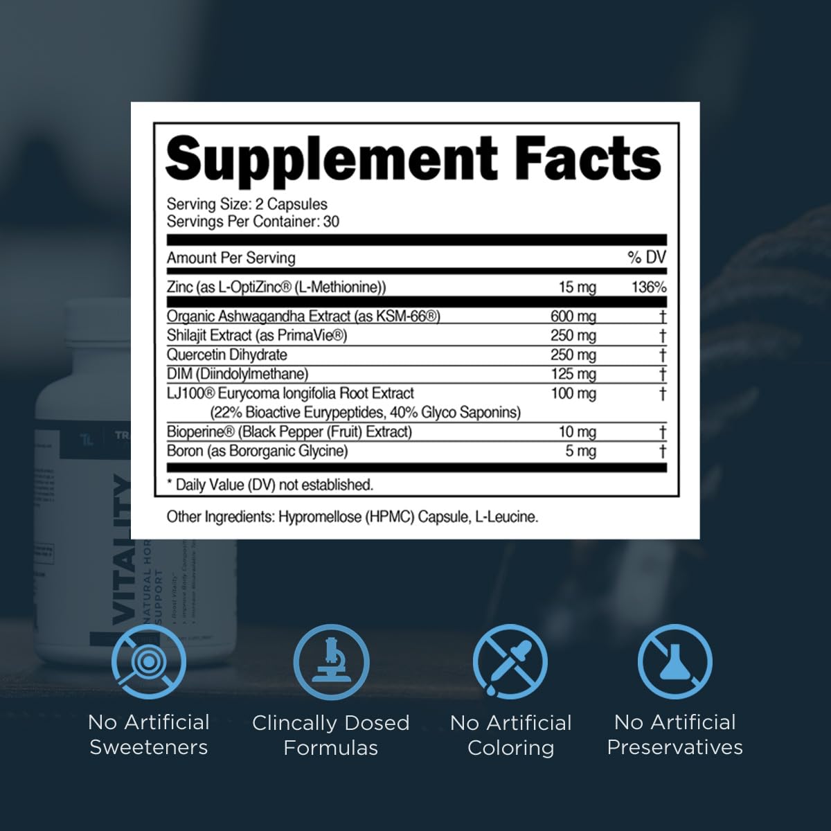 Mua Vitality Testosterone Booster - Testosterone Supplement for Men ...