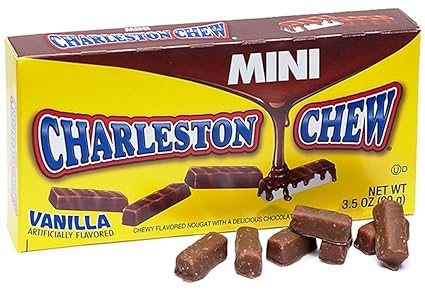 Amazon.com : Mini Vanilla & Chocolate Charleston Chews 3.5 oz Theater ...