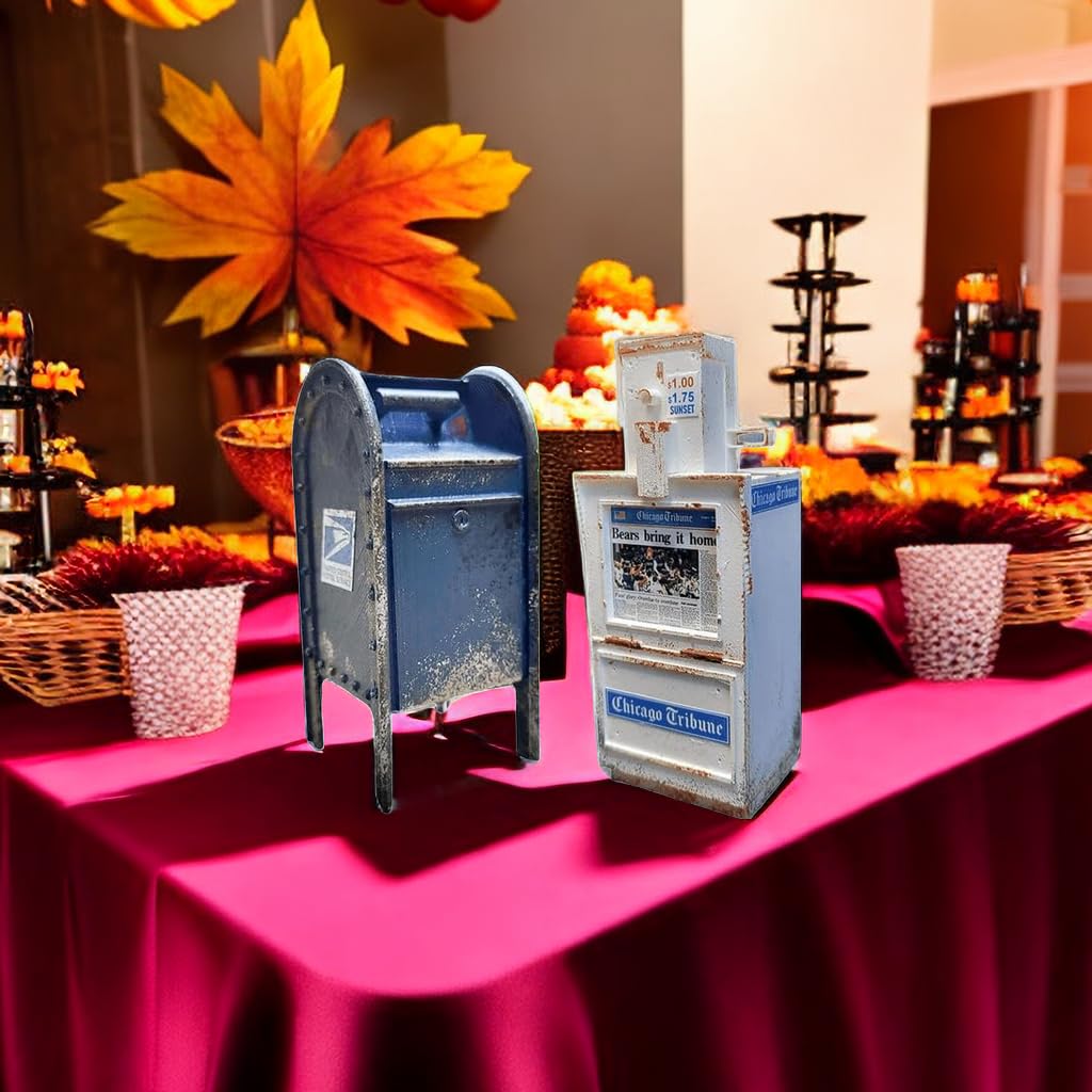 Mua Mailbox Model Phone Booth Miniature American Payphone in 1:12 Scale ...