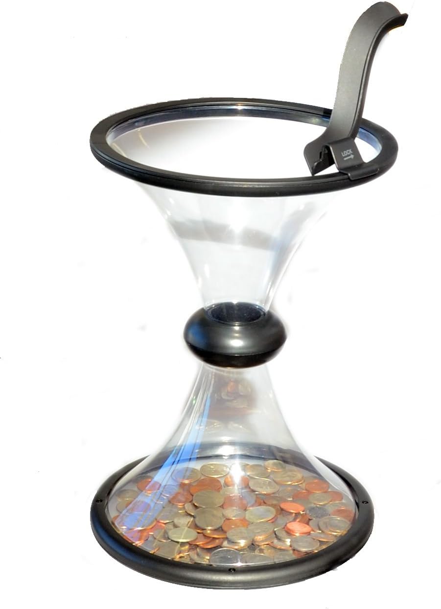 Amazon.com: Think Stores Vortex Bank ll | Change Saving Wishing Well ...