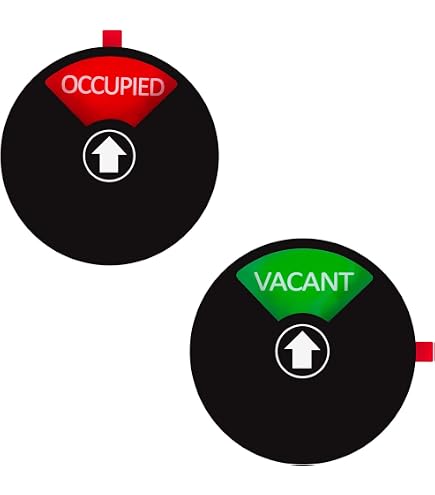 Occupied Bathroom Sign POPETPOP Vacant Occupied Privacy Sign: Do Not ...