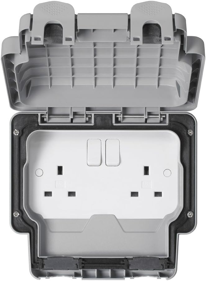 MK Masterseal Plus K56482RY 13 amp 2-Gang Switched Socket – BigaMart