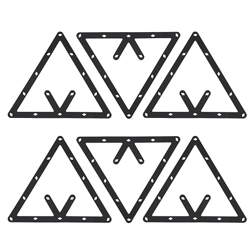Chazcool 6 Pcs Billiards Magic Ball Rack, Triangle Magic Rack, Magic ...