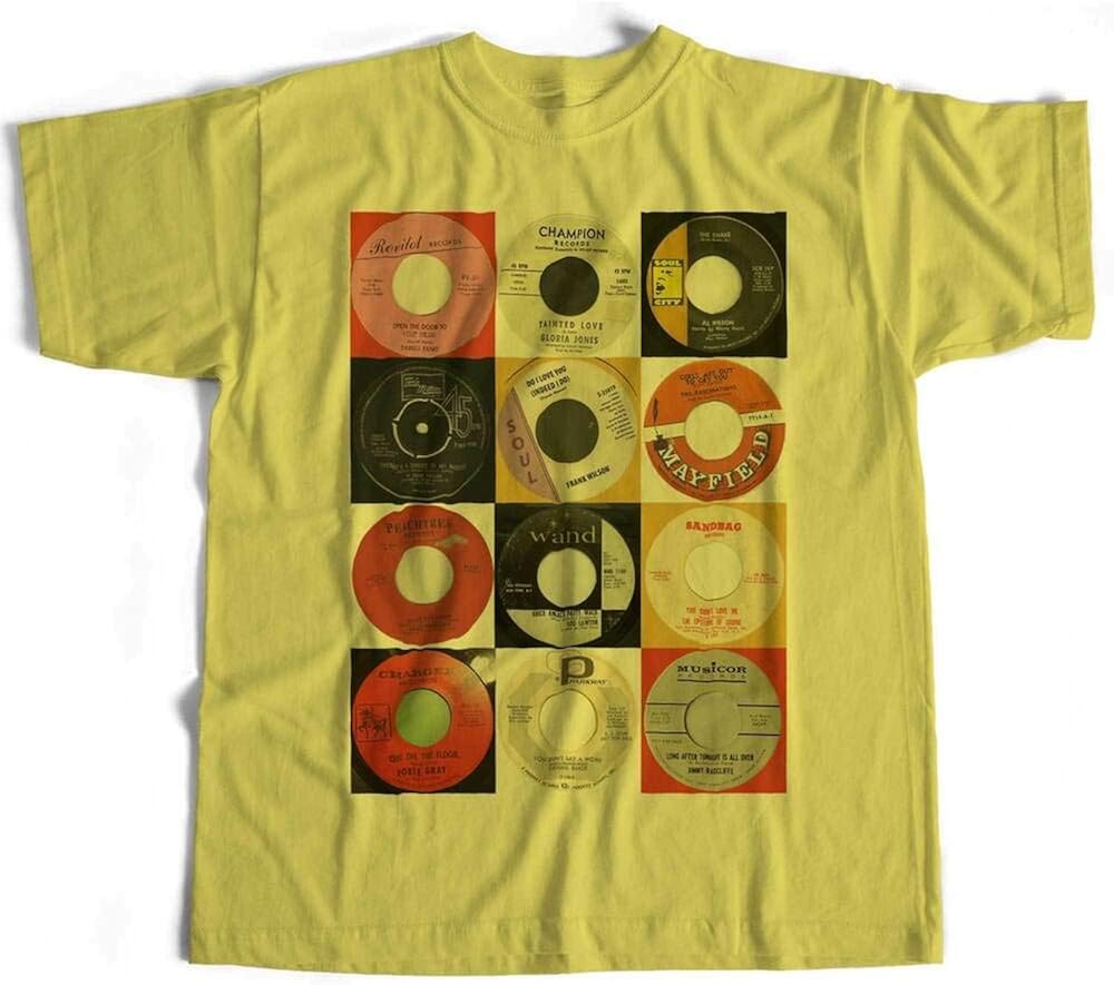 Northern Soul T Shirt Singles Collection Montage Tee: Amazon.co.uk ...