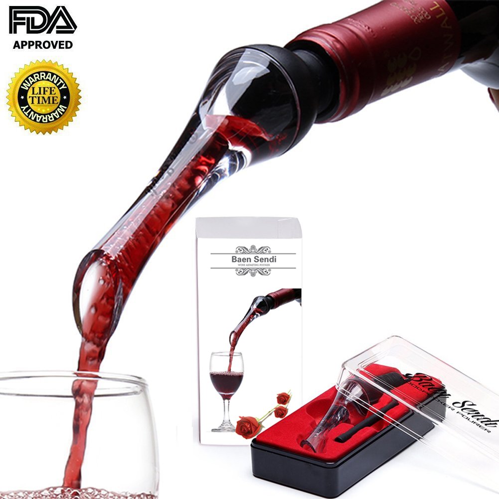Baen Sendi, Wine Aerator Pourer, Aerating Wine Pourer, Premium Wine ...
