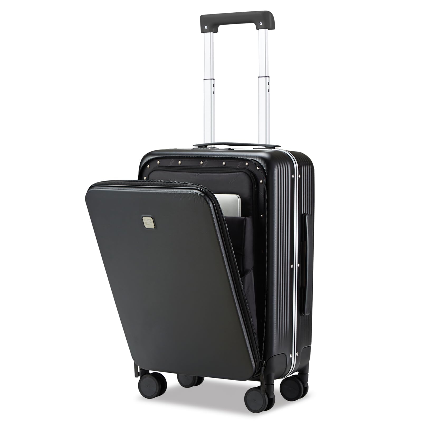 Hanke Grace Hard Shell Suitcases with Wheels,20 Inch Carry On Luggage ...