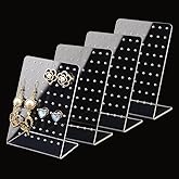 Amazon.com: PH PandaHall 5PCS Black Earring Holder, 72 Holes Acrylic ...
