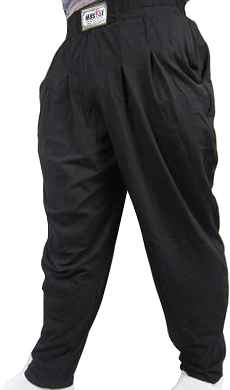 Muscle Alive Mens Gym Baggy Pants for Bodybuilding Fitness Sports ...